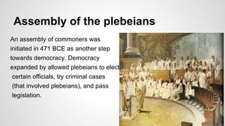 Roman Government Presentation | PDF
