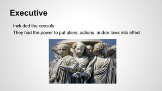 Roman Government Presentation | PDF