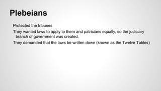 Roman Government Presentation | PDF