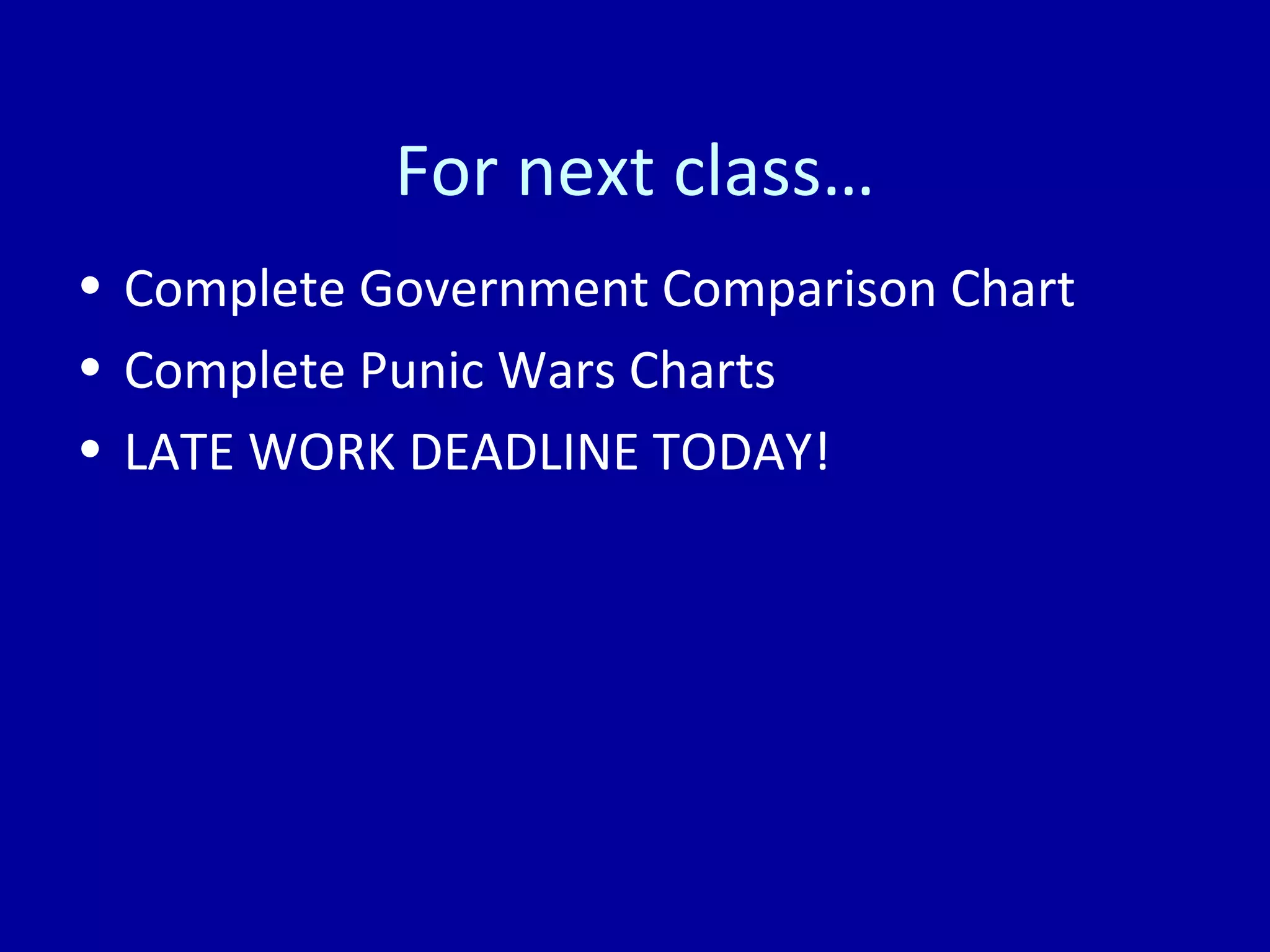 Roman Gov Structure Punic Wars | PPT