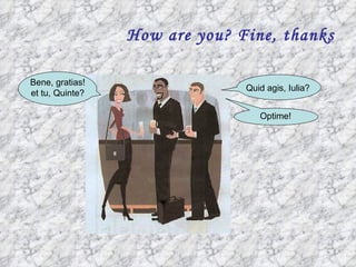 Roman greetings | PPT