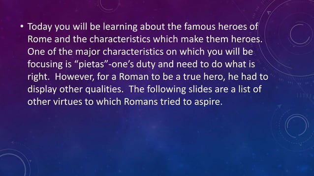 Roman heroes | PPT