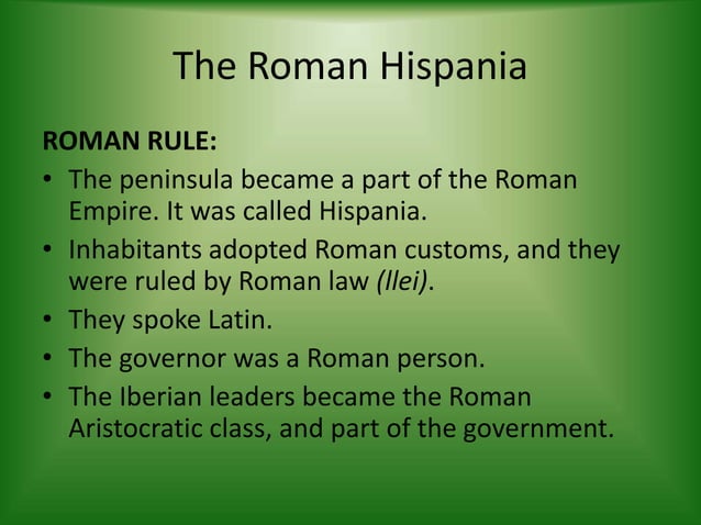 Roman hispania | PPT