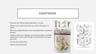 roman history of traditional costume ppt. | PPTX