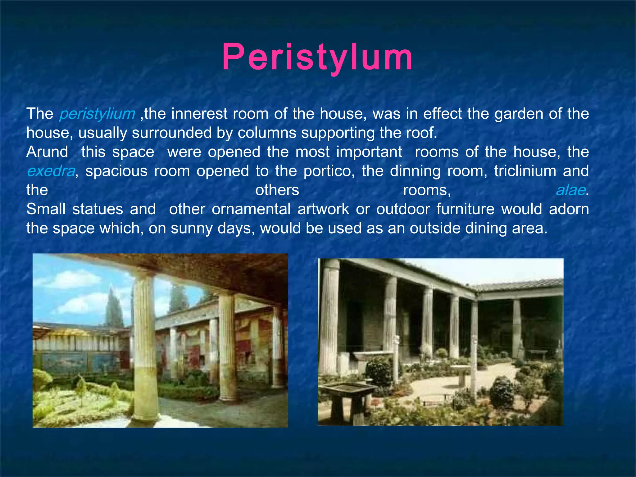 The houses in the acient Rome | PPT