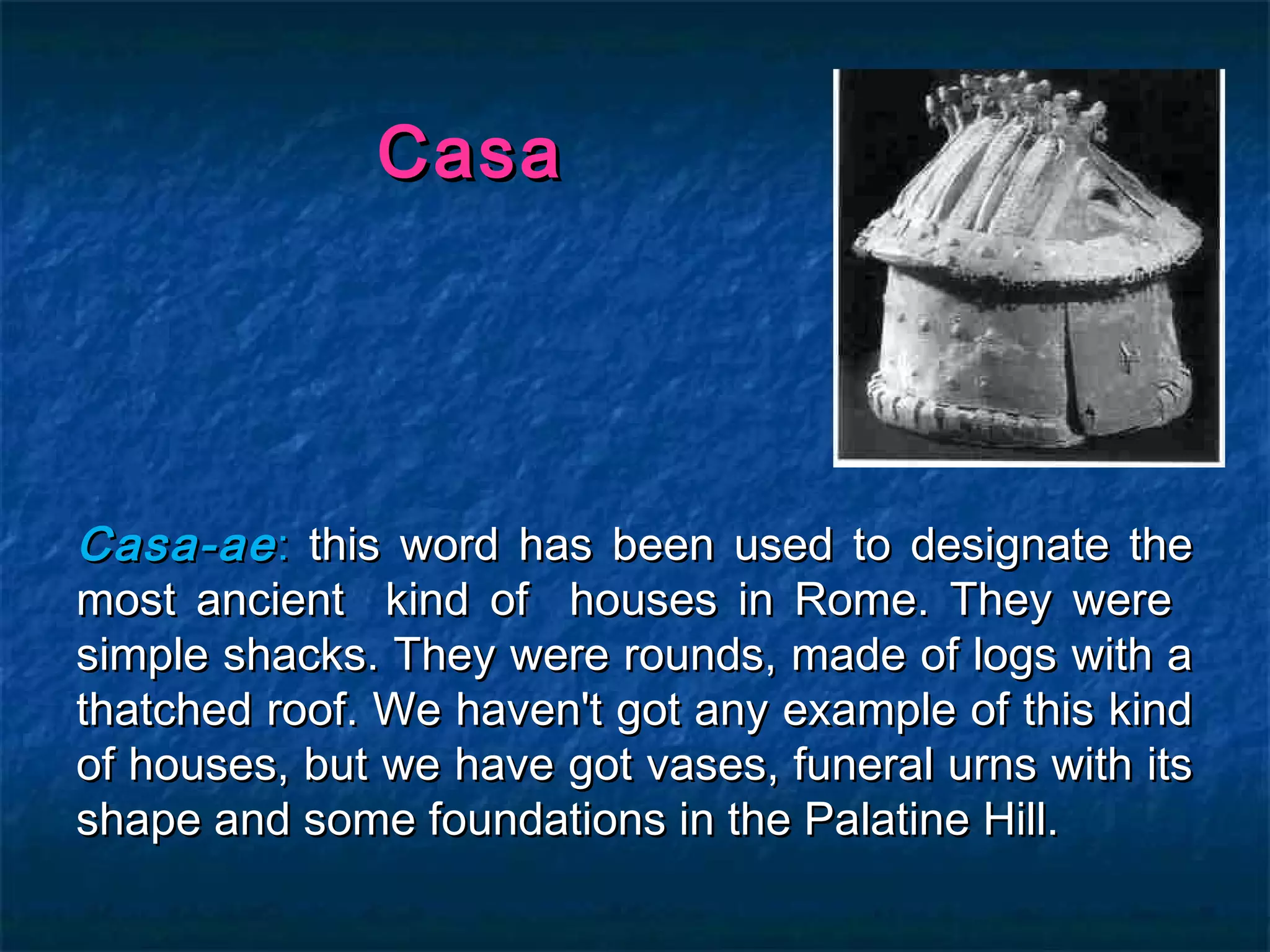 Houses in ancient Rome | PPT