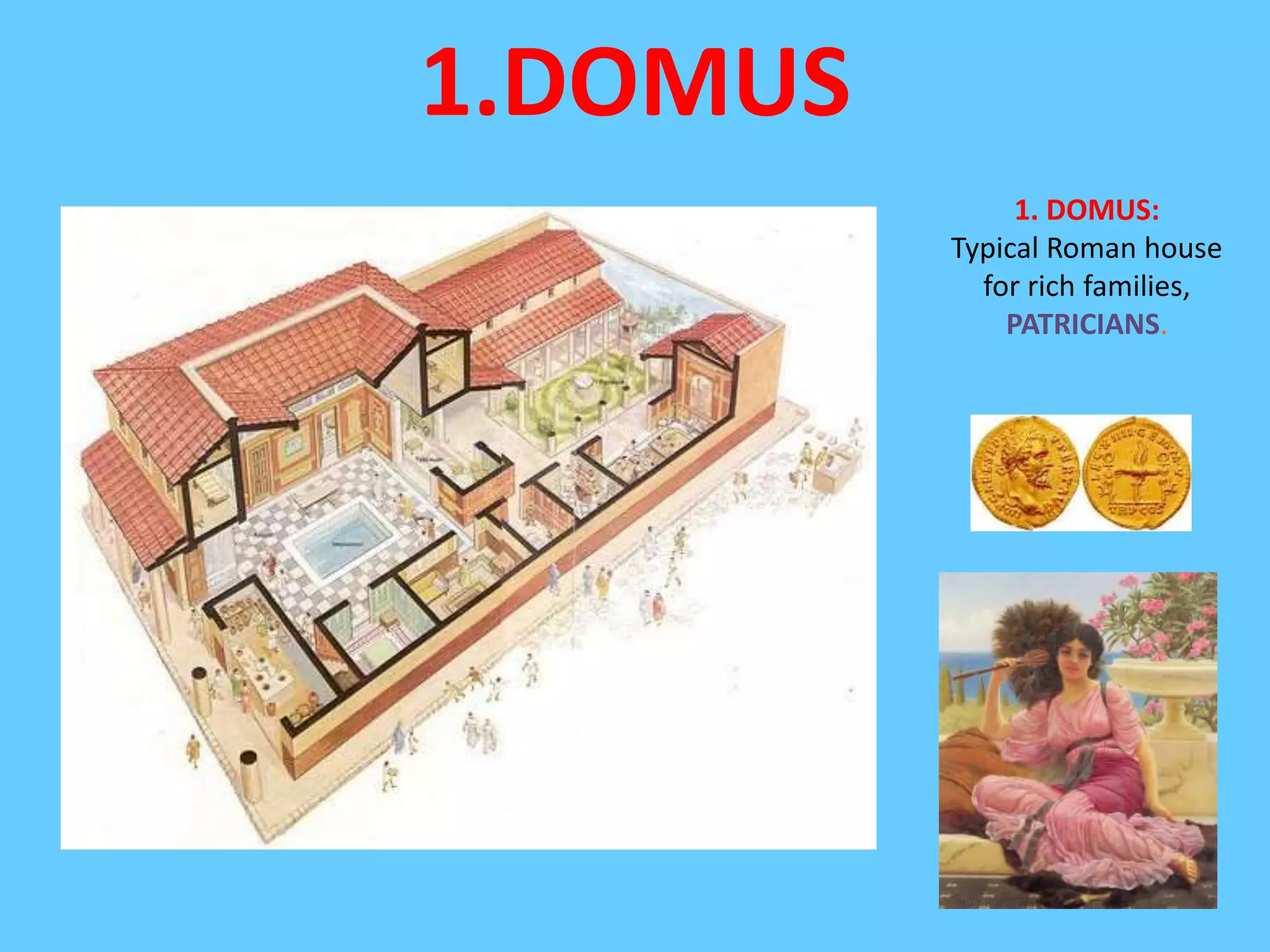 Ancient Roman Domus Floor Plan