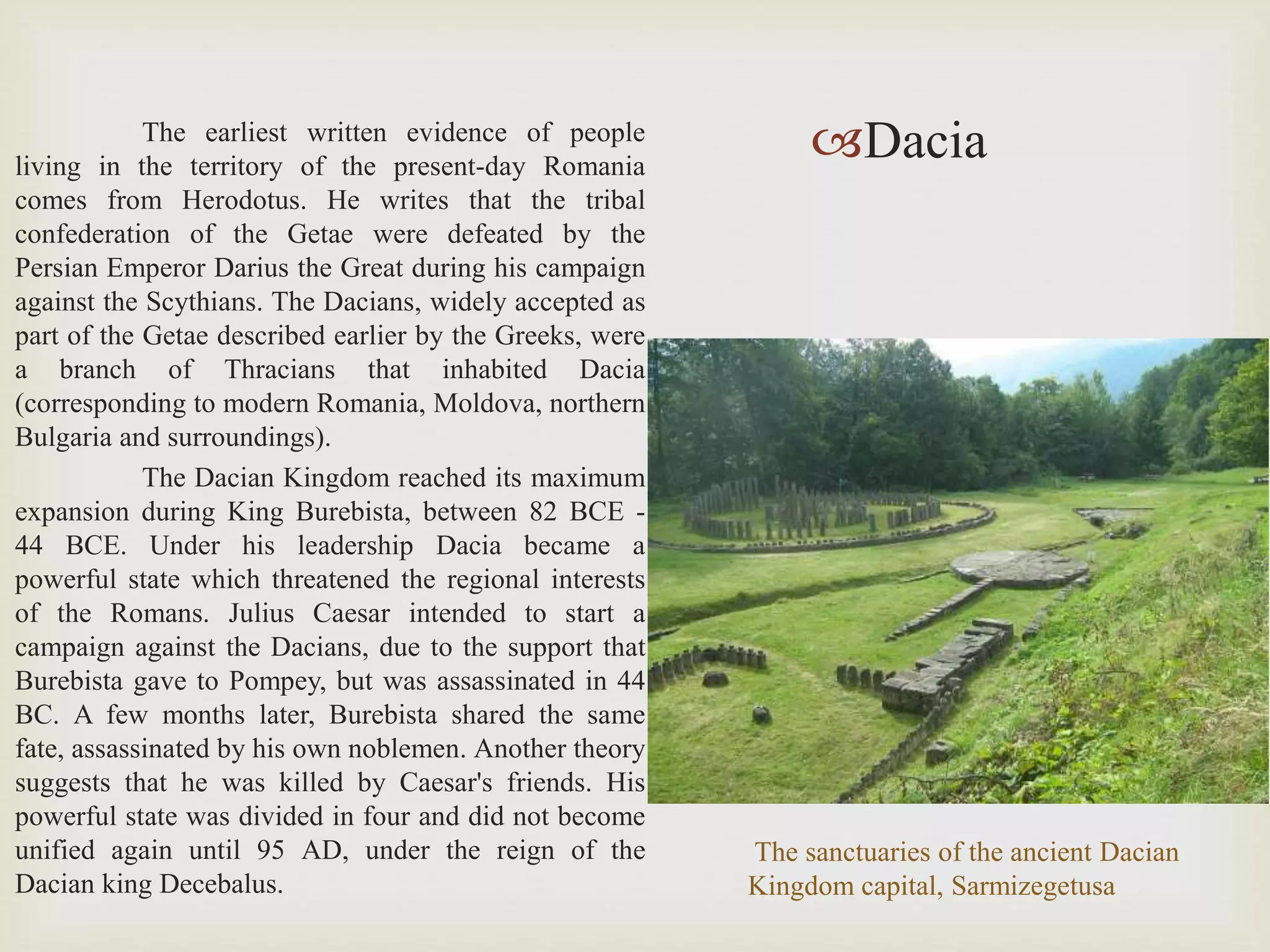 Beautiful presentation of ROMANIA through the eyes of a student | PPTX