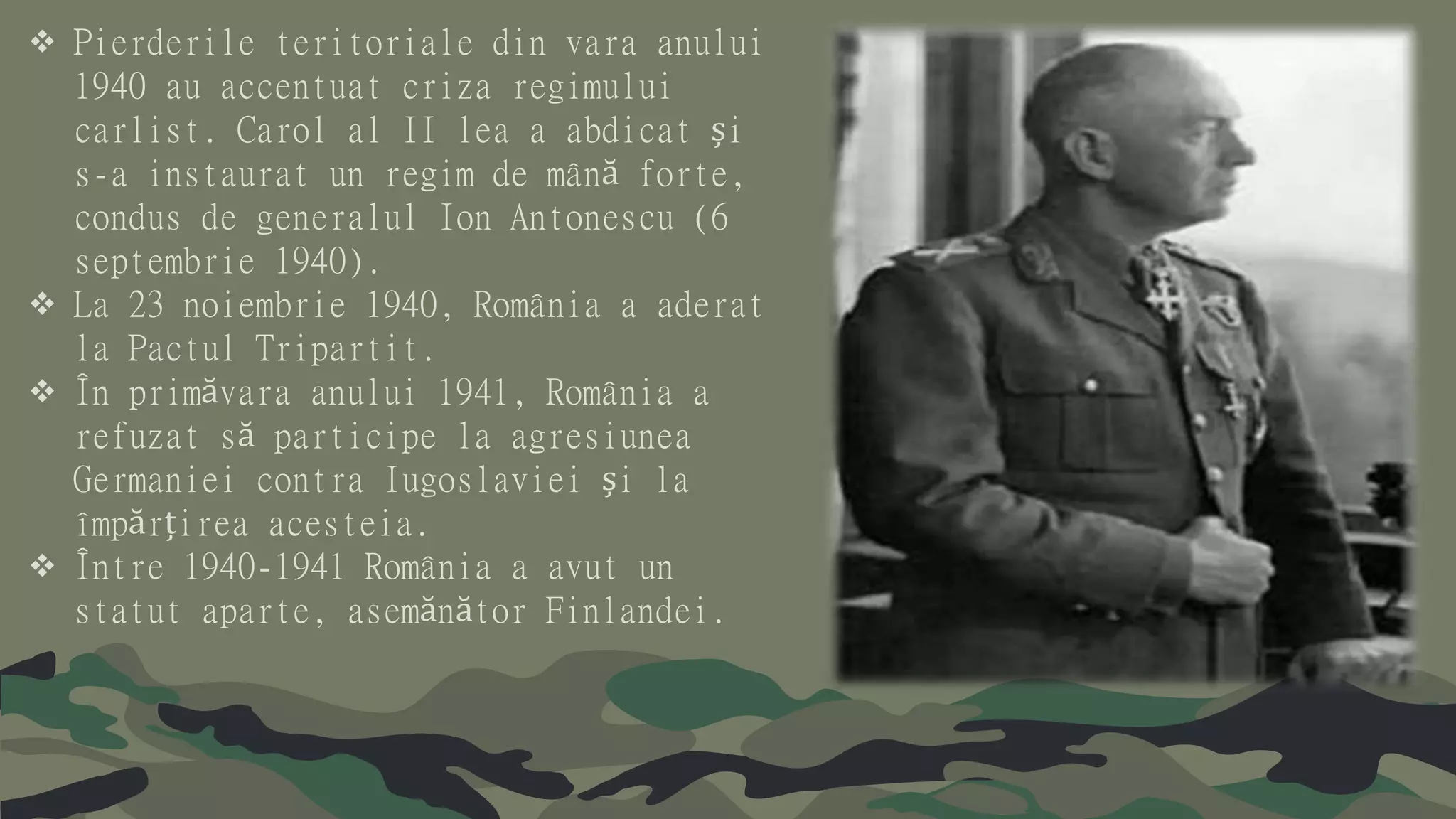 Romania in al doilea razboi mondial | PPTX