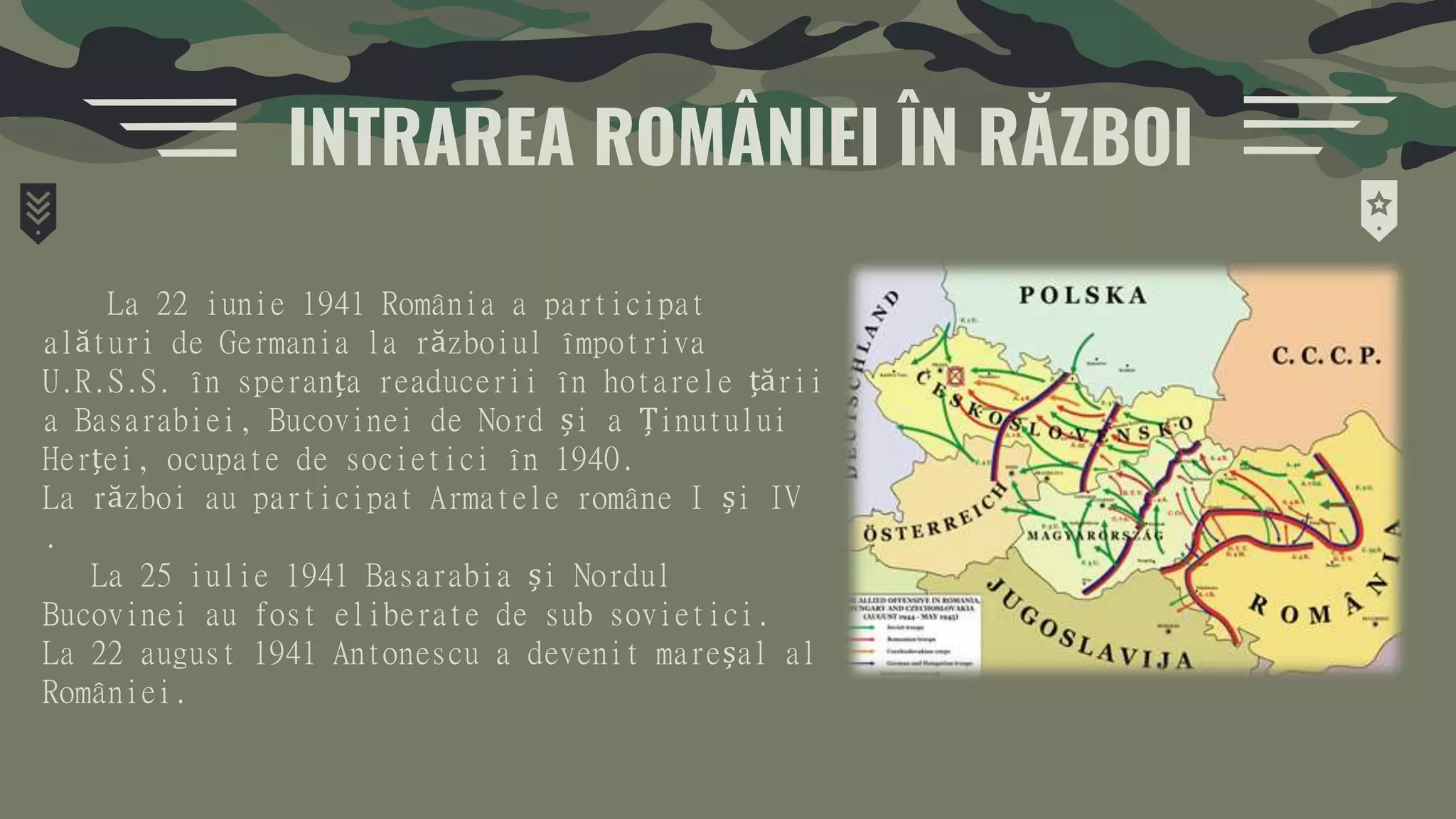Romania in al doilea razboi mondial | PPTX