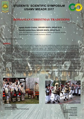 Romanian Christmas traditions | PDF