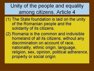 Romanian Constitution | PPT