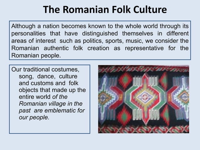 Romanian cultural heritage | PPT