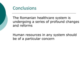 Romanian Health Care | PPTX