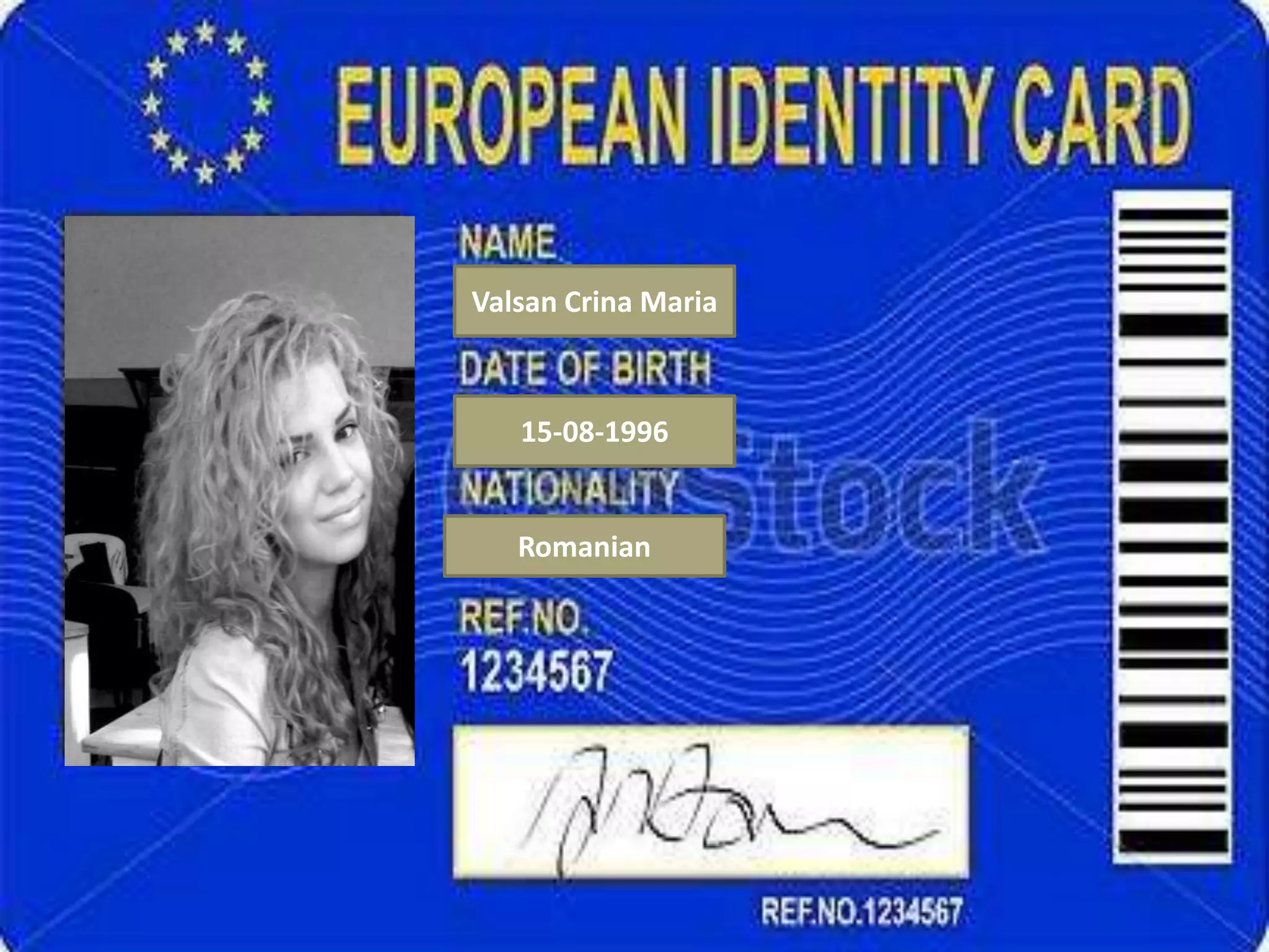 Romanian id card 3 | PPT