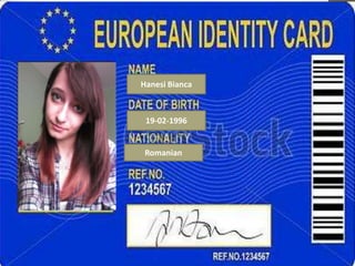 Romanian id card 3 | PPTX