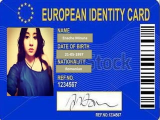 Romanian id card 3 | PPTX