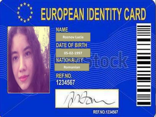 Romanian id card 3 | PPTX