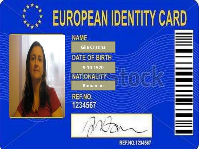 Romanian id card 3 | PPTX