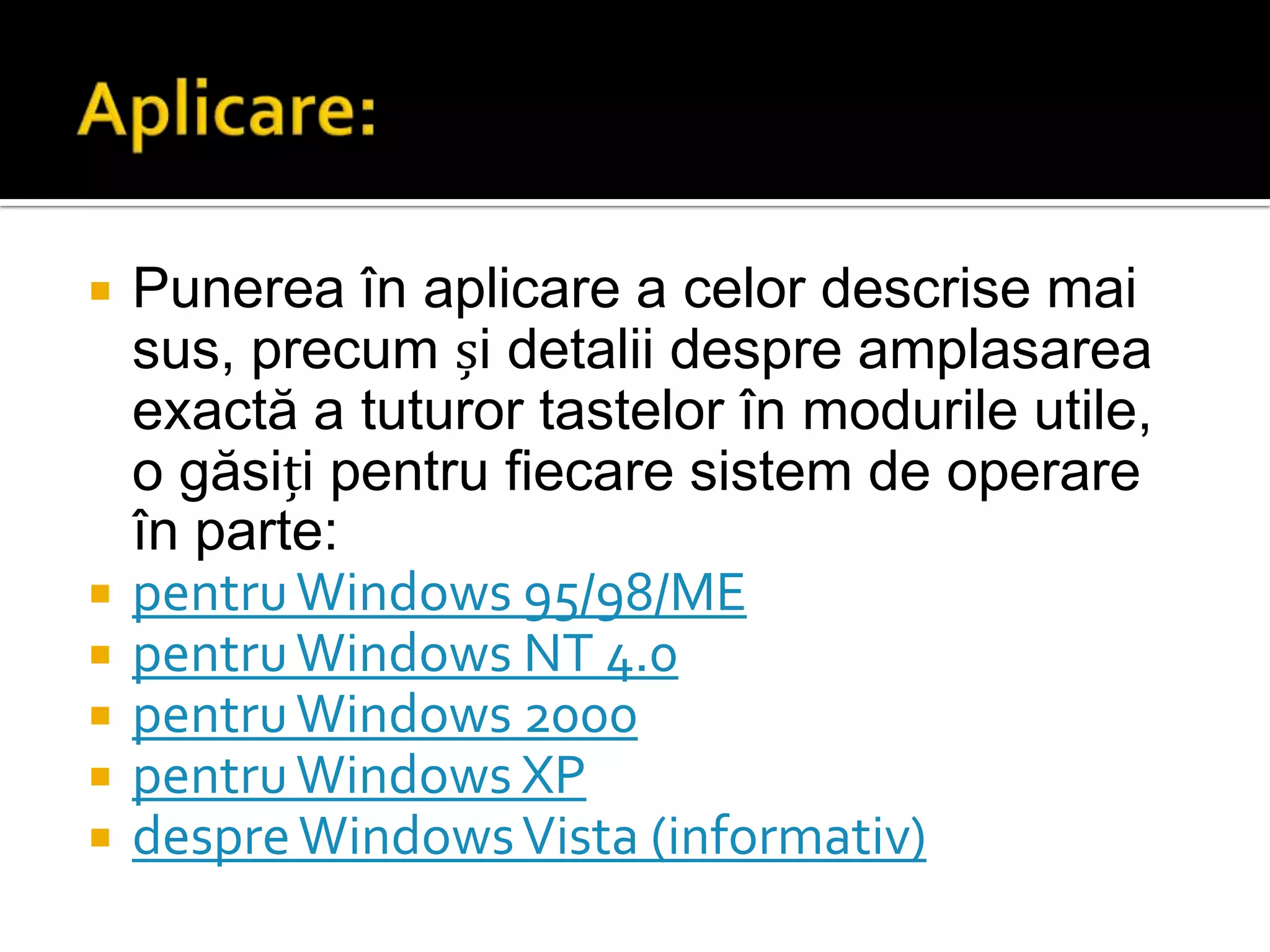 Romanian keyboard | PPT