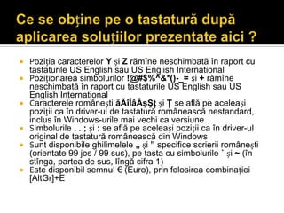 Romanian keyboard | PPTX
