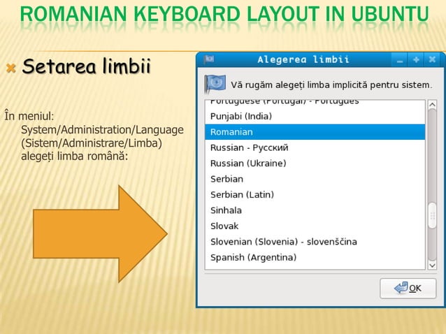 Romanian keyboard layout in ubuntu | PPTX
