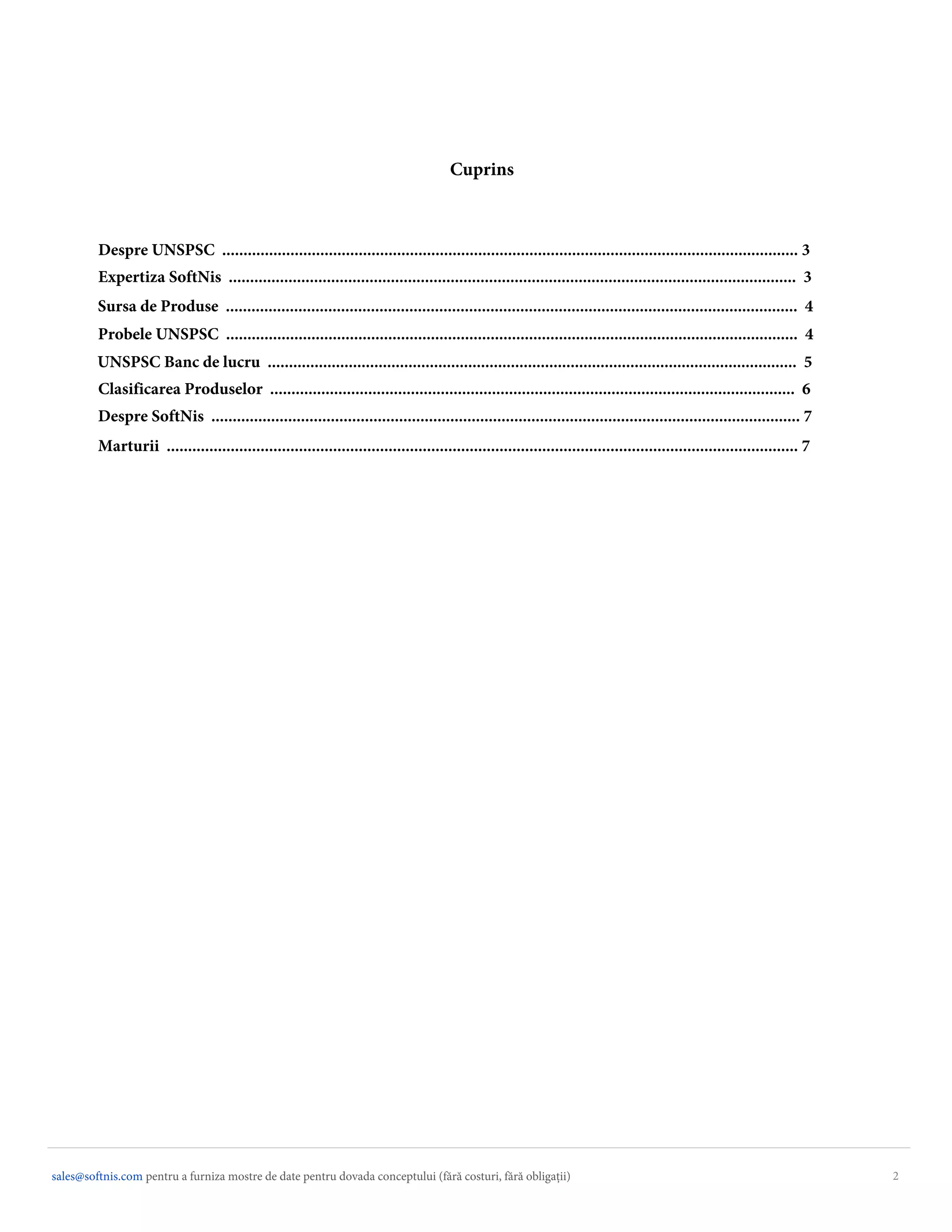 Romanian language UNSPSC Product Service Classification Process Samples | PDF