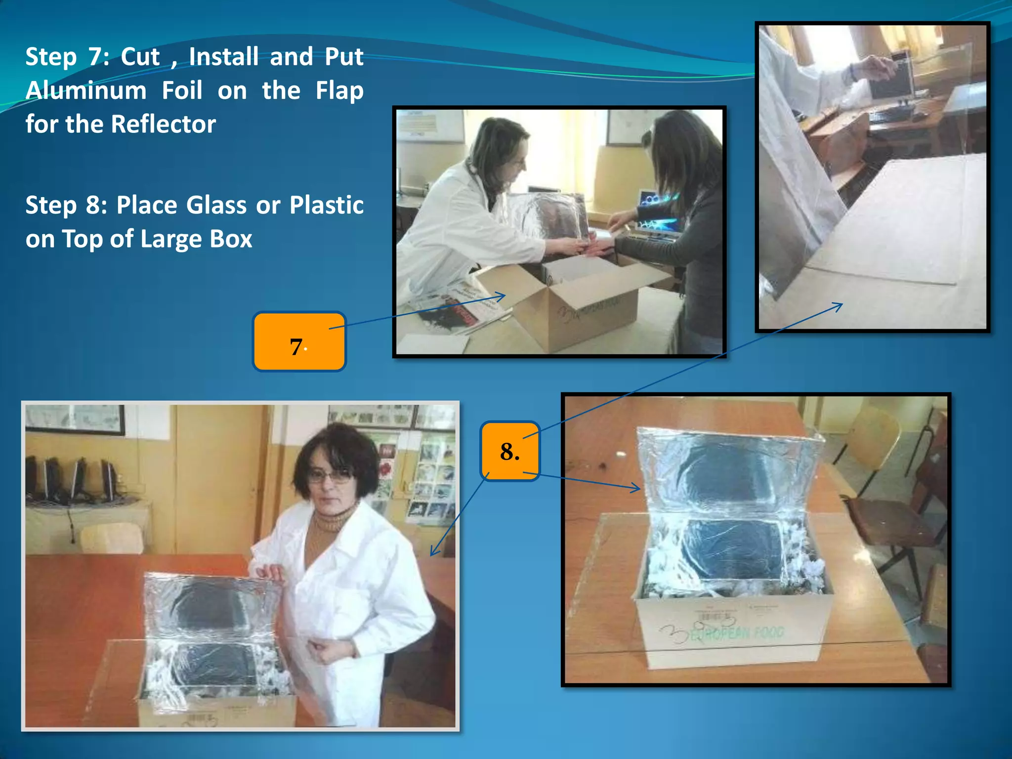 "How to make a solar cooker from recycled materials" - Romania | PPT