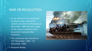 Romanian revolution | PPTX