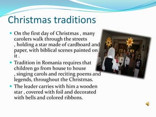 Romanian winter traditions | PPTX