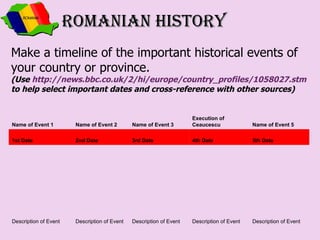 Romania Template T 2 | PPT