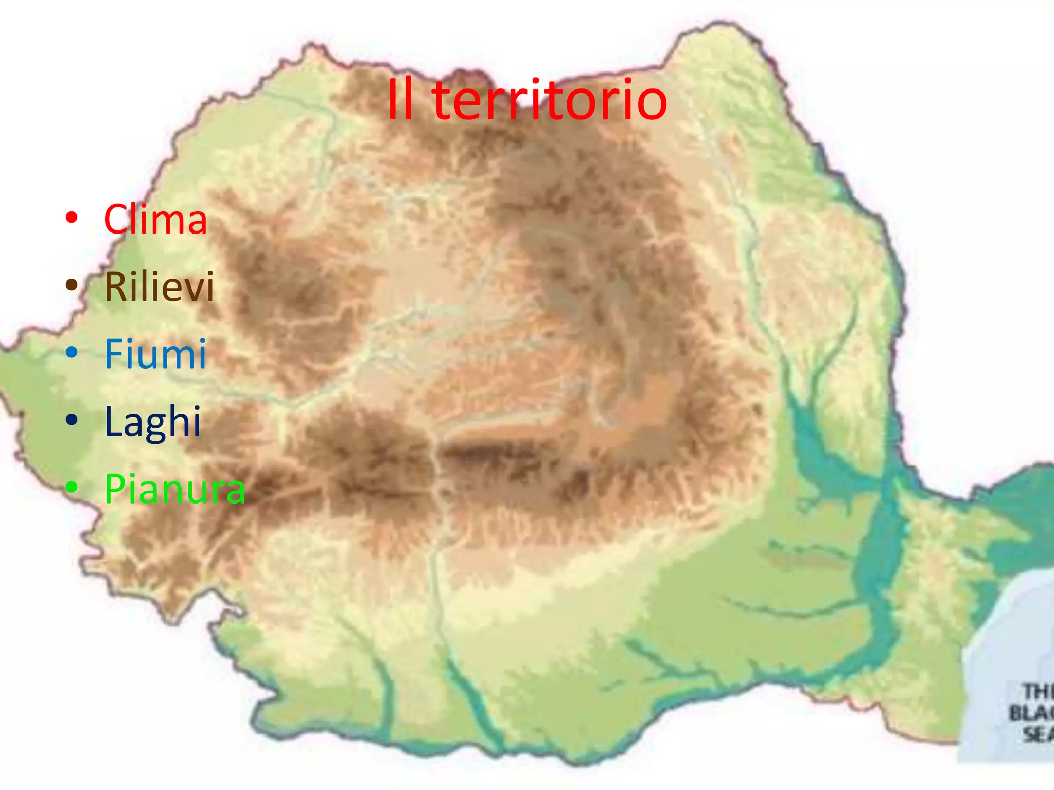 ROMANIA. Il territorio | PPTX