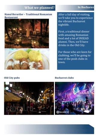 Romania trip brochure | PDF