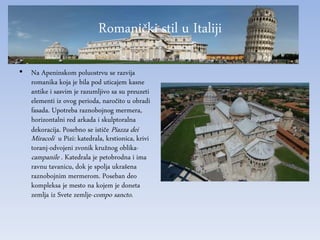 Romanicki stil | PPTX