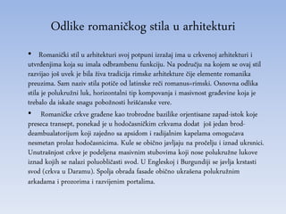 Romanicki stil | PPTX
