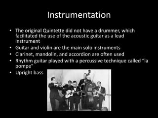 Romani Music and the Origins of Gypsy Jazz | PPT