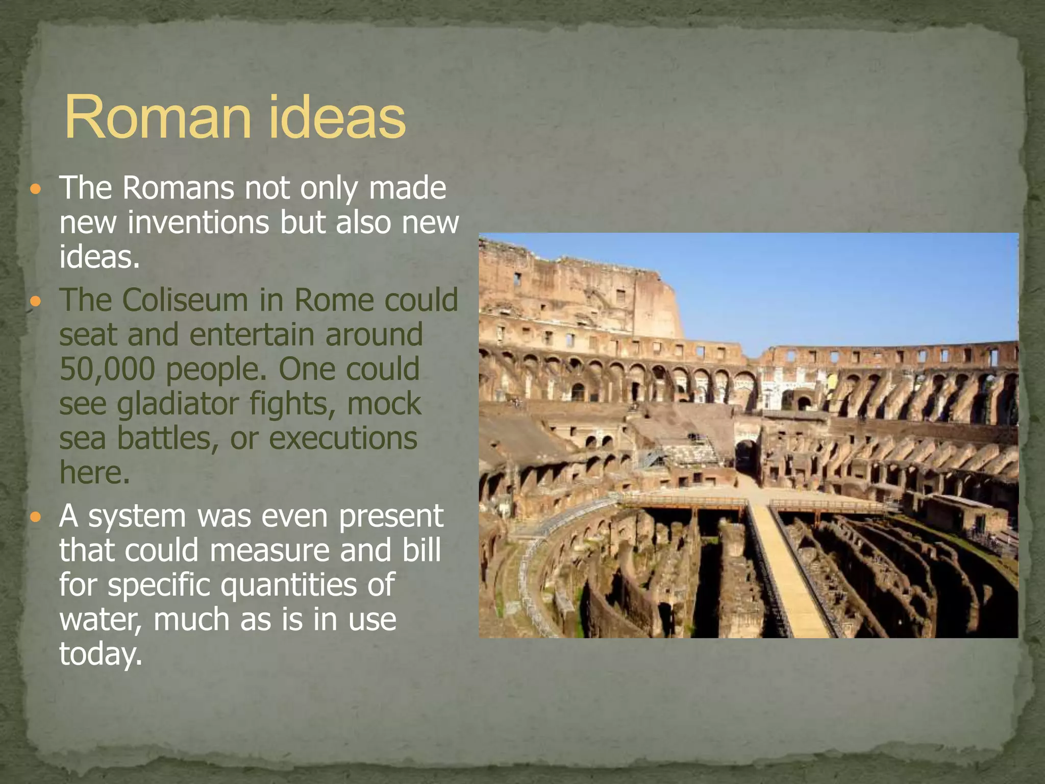 Roman inventions (group 9) | PPTX