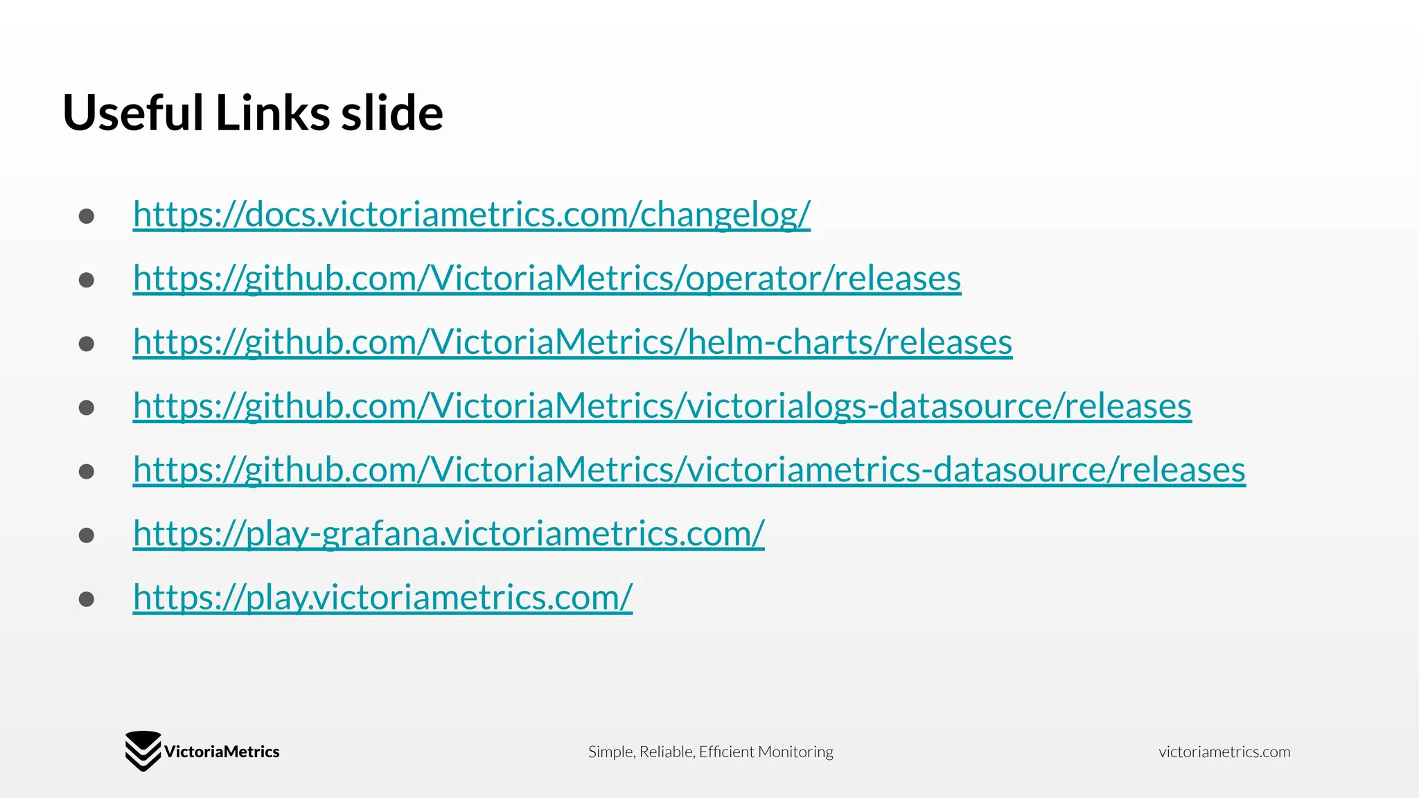 What’s new in VictoriaMetrics Q2 2025 | PDF