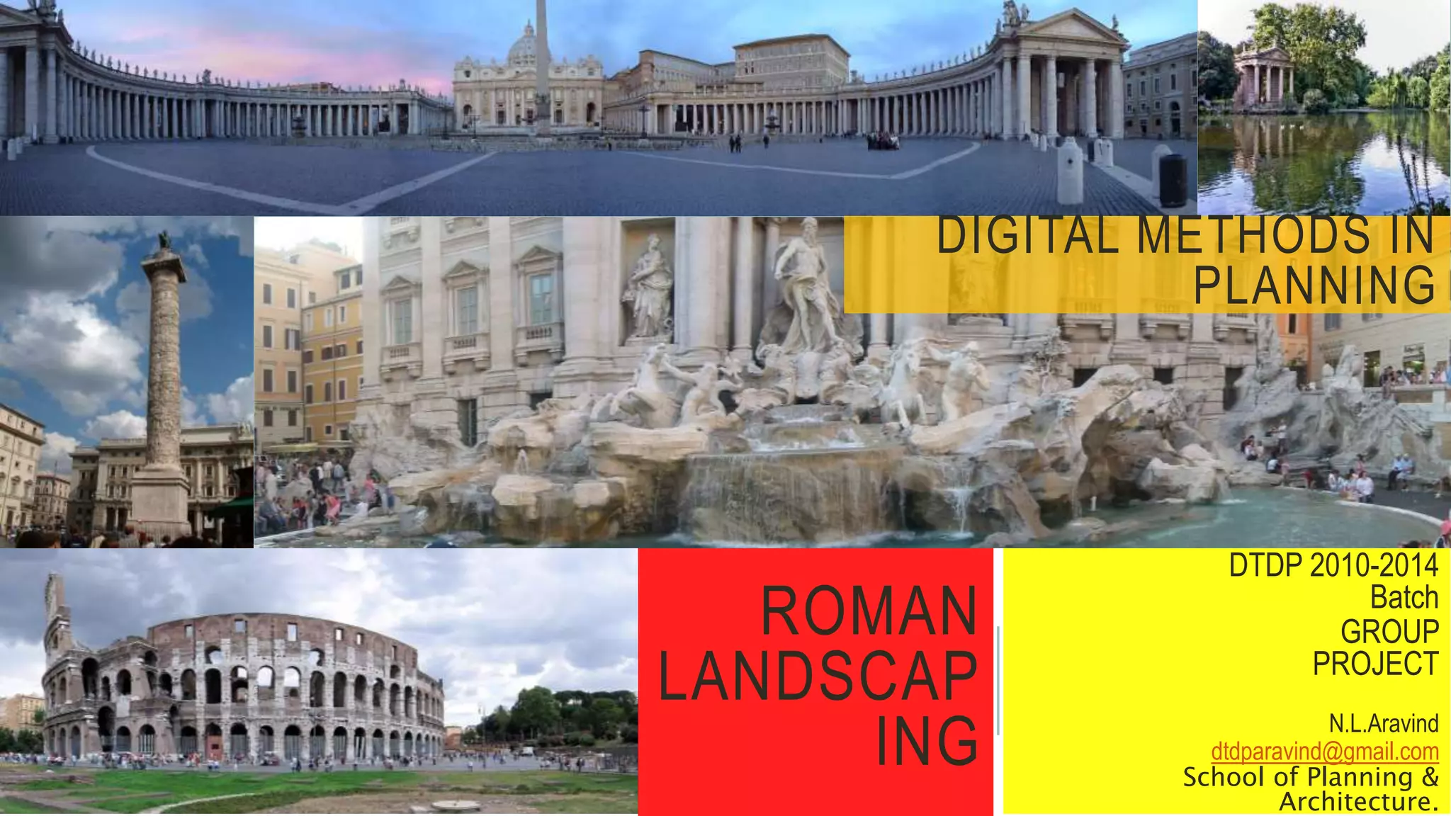 Greeek & Roman landscaping | PPTX