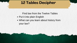 Roman Law slides presentation history of rome | PDF