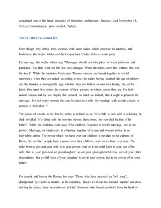 The history of Roman Law | DOCX