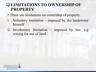 Roman law of property lecture - 20 Sept 2023.pptx