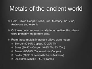 Roman city dig: session 7, 2012: Roman metals, by Geoff Tindall | PPT