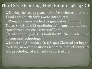 AP Art History, Ancient Roman mural paintings | PPTX