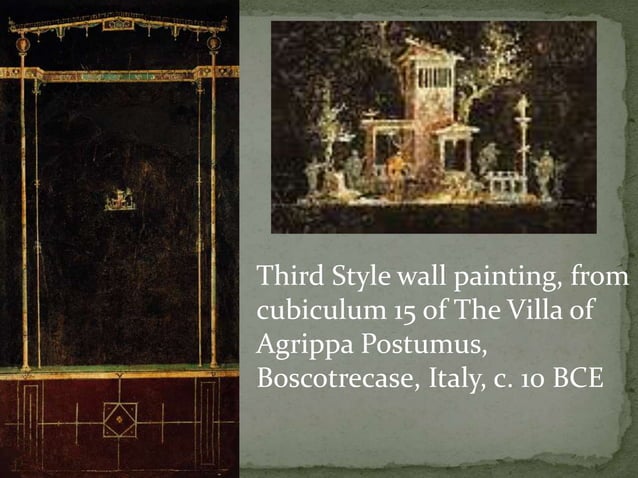 AP Art History, Ancient Roman mural paintings | PPTX