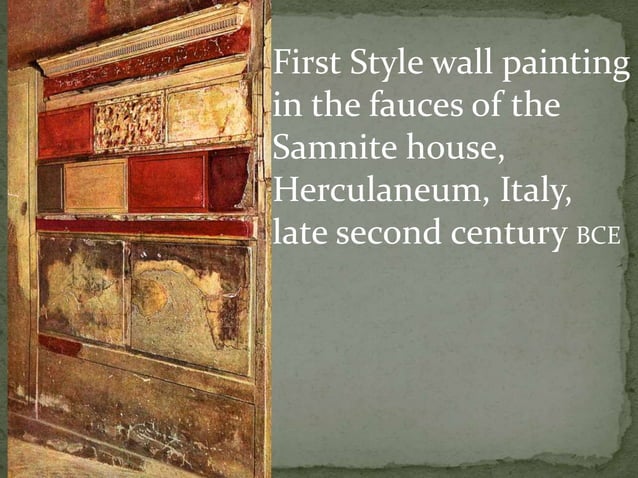 AP Art History, Ancient Roman mural paintings | PPTX