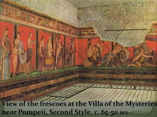 AP Art History, Ancient Roman mural paintings | PPTX