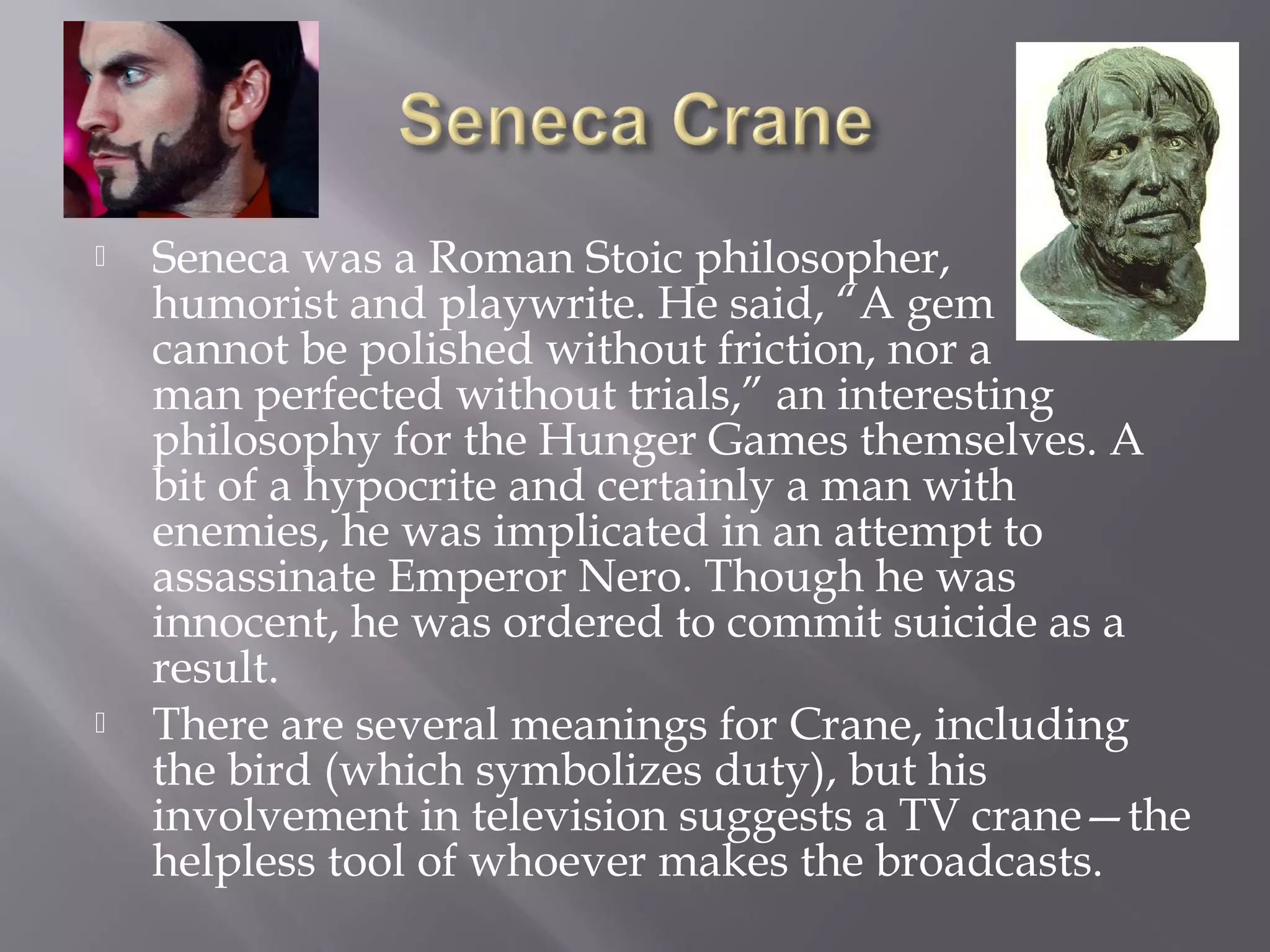 Roman Names in Hunger Games | PPT