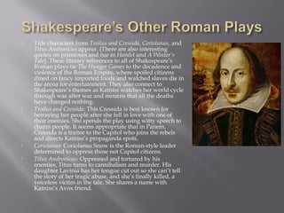 Roman Names in Hunger Games | PPT