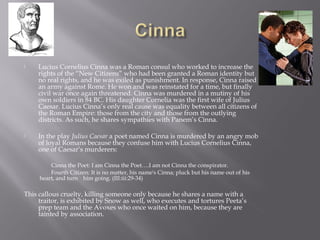 Roman Names in Hunger Games | PPT